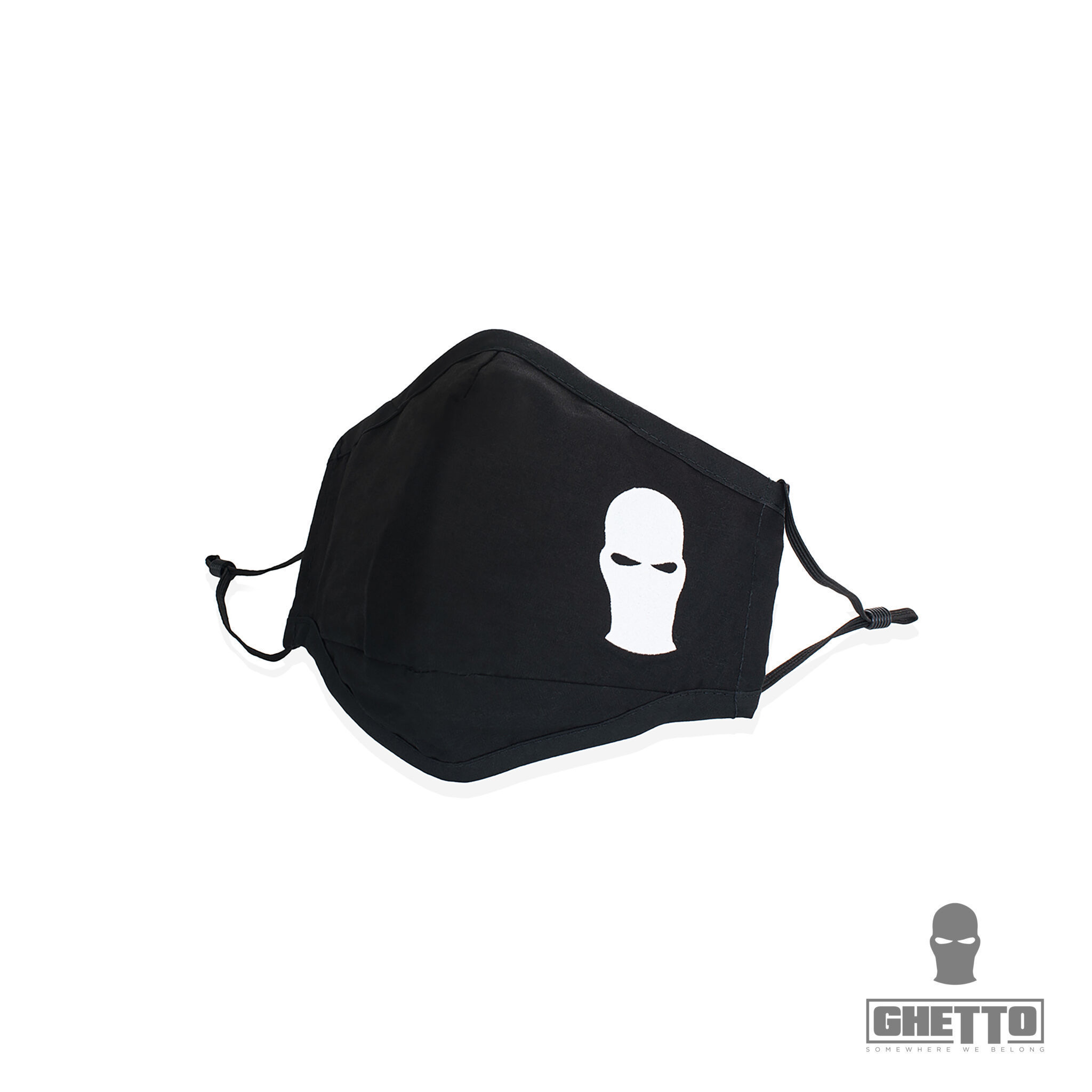 Ghetto Fashion Face Mask Unisex | Black Streetwear Mask