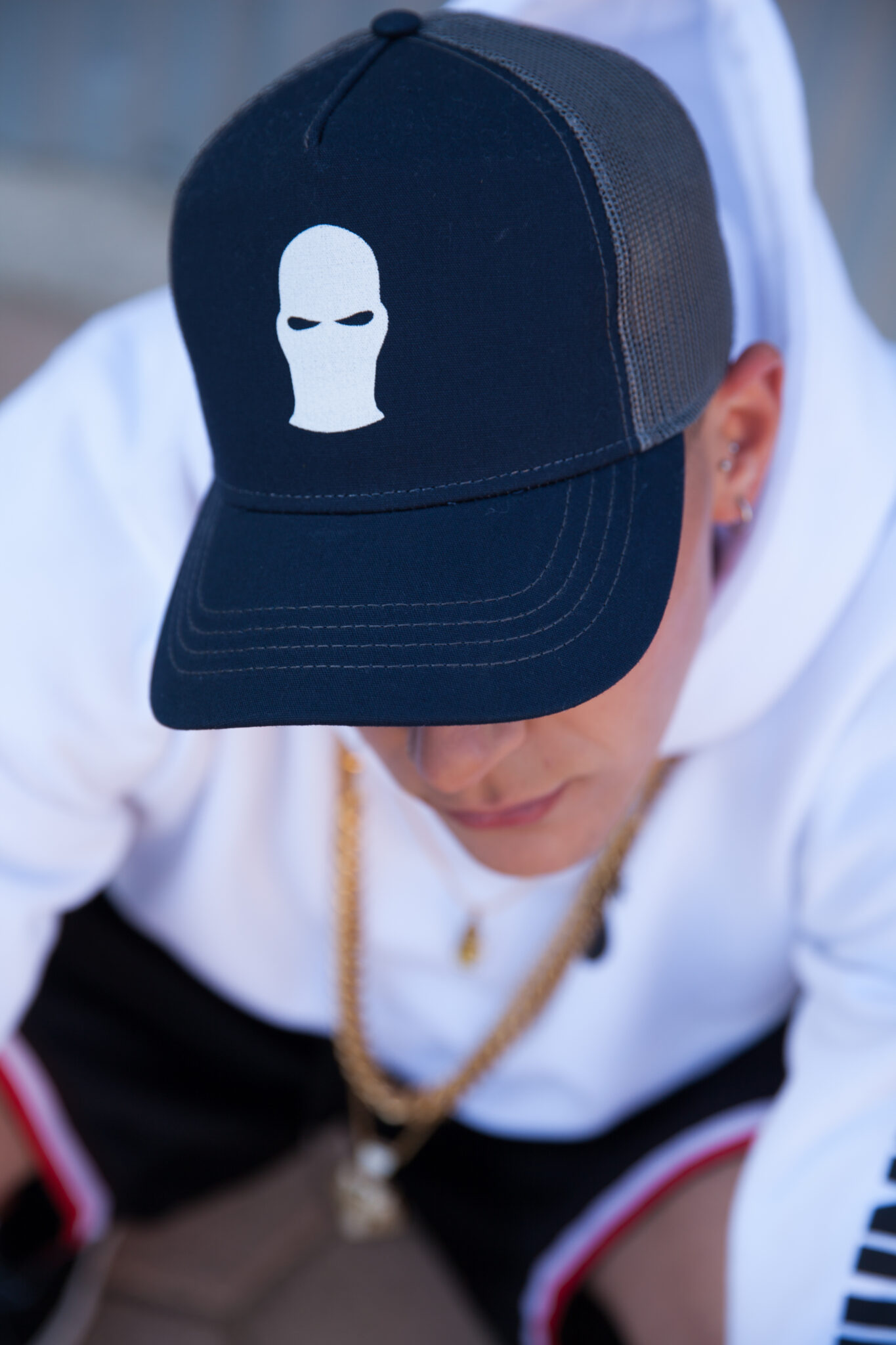 Ghetto Mask Rapper Cotton Caps - GHETTO