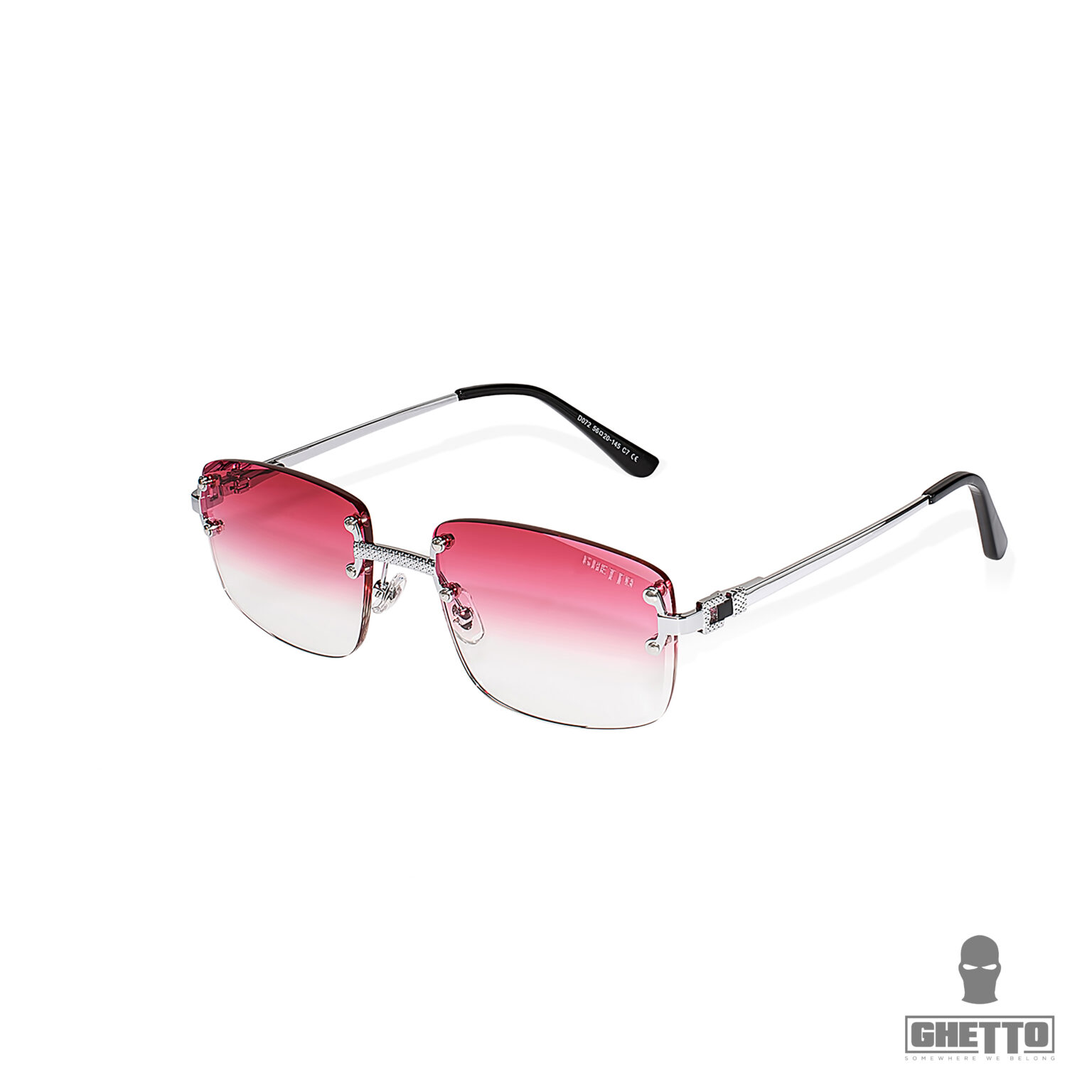Ghetto The Big Frame Women Trendy Oversized Sunglasses - GHETTO